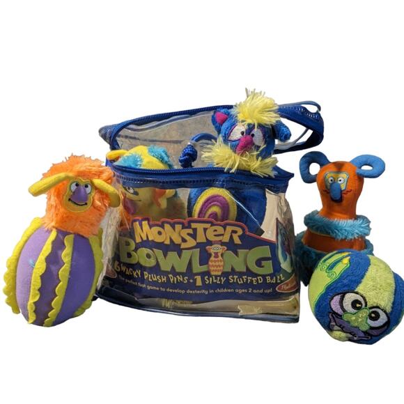 Melissa & Doug | Toys | Melissa And Doug Monster Bowling 6 Wacky Plush ...